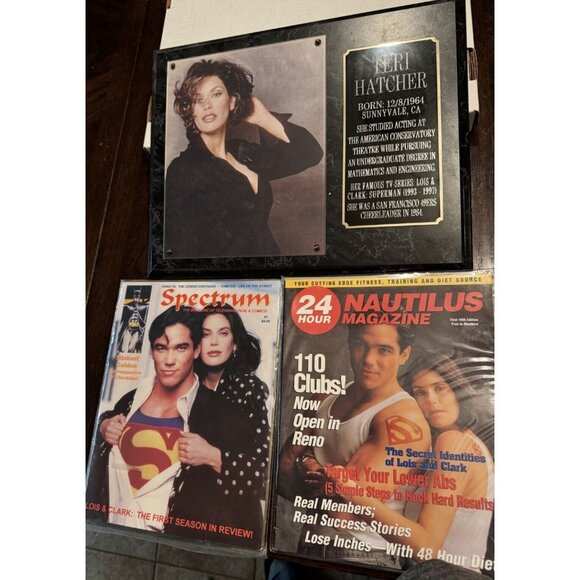 Other | Teri Hatcher Magazines Plaque Fan Collection Lois Clark ...